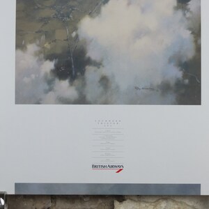 1989 British Airways Poster, Lockheed Tristar 200, by Roy Huxley, BA ...