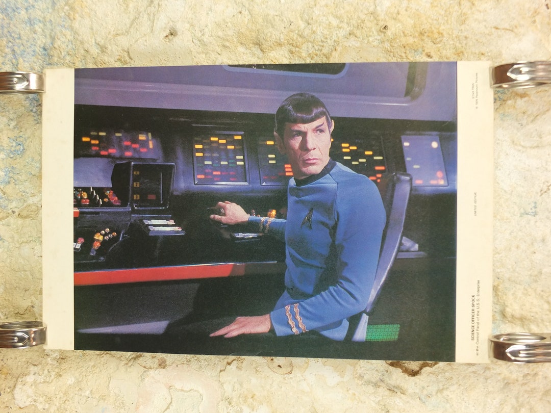 1974 Spock Poster, Star Trek, Leonard Nimoy, Science Officer, Limited ...