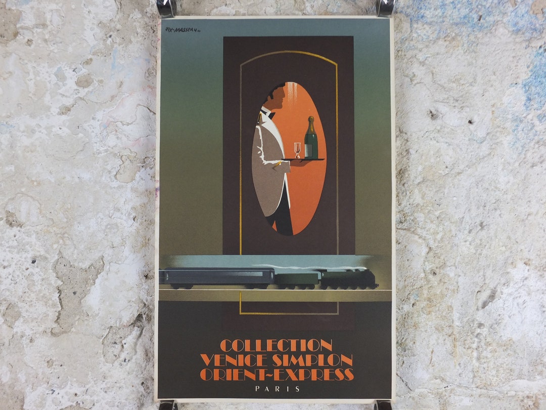 Original Venice Simplon Orient Express Poster, the Waiter by Fix ...
