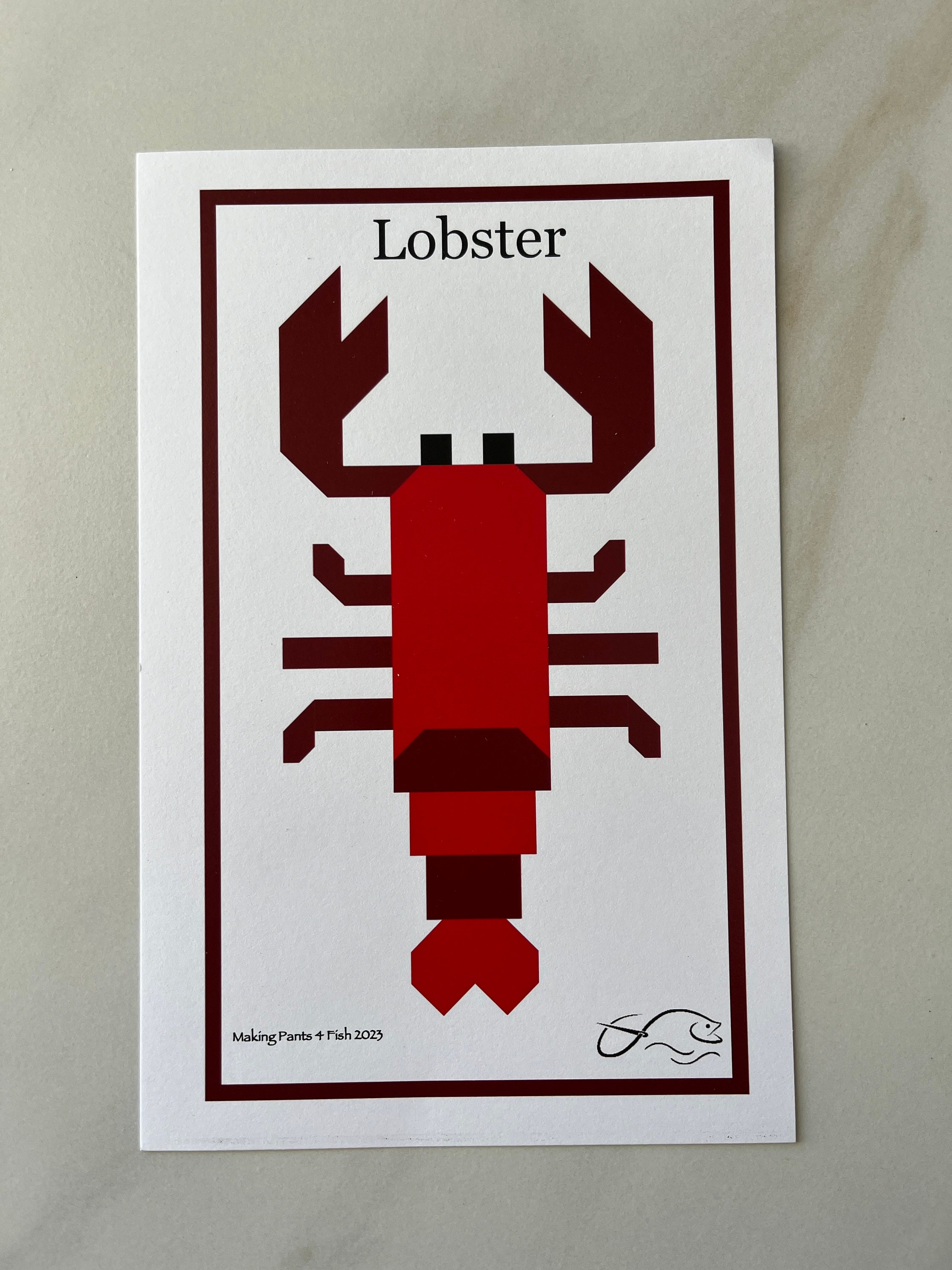 Lobster Fabric Quilt Pattern - Etsy