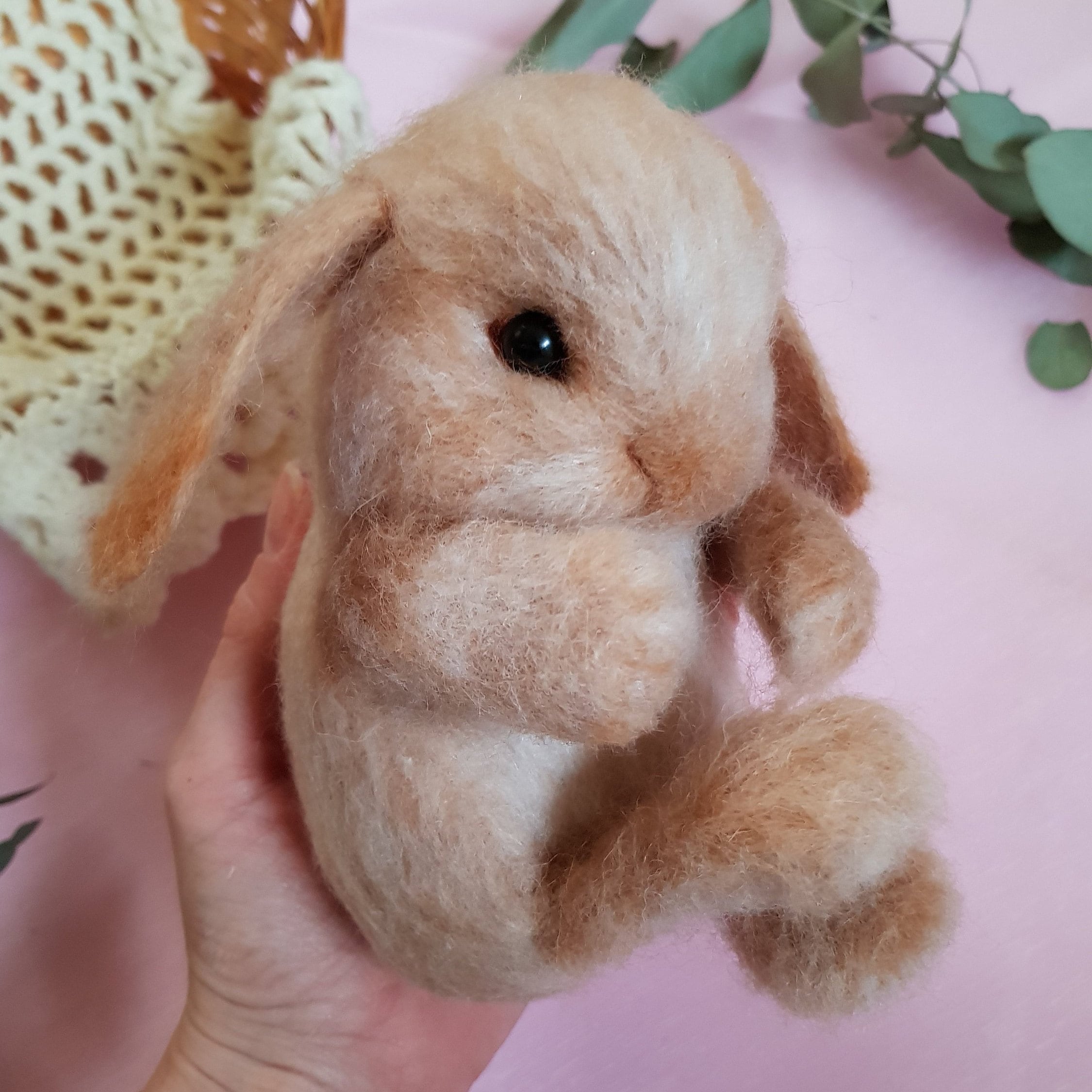 Needle felted rabbit toy Cute rabbit felted rabbit toy bunny | Etsy