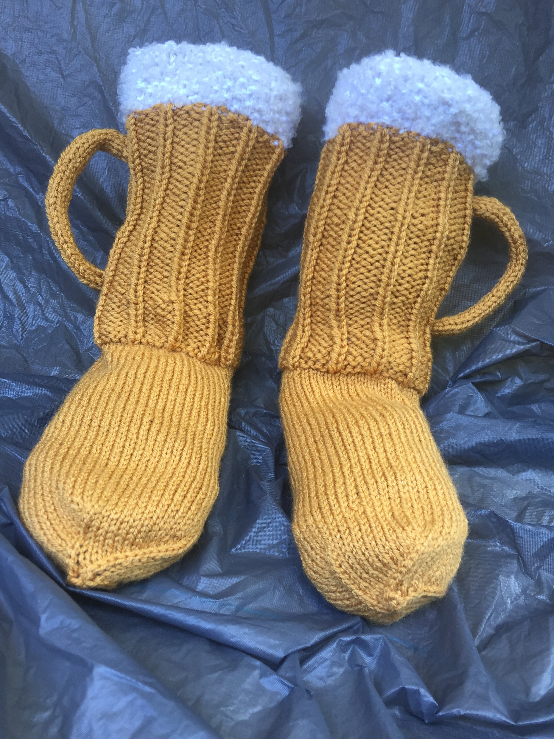 Hand-knitted Beer Socks Original Socks Oktoberfest Unisex - Etsy