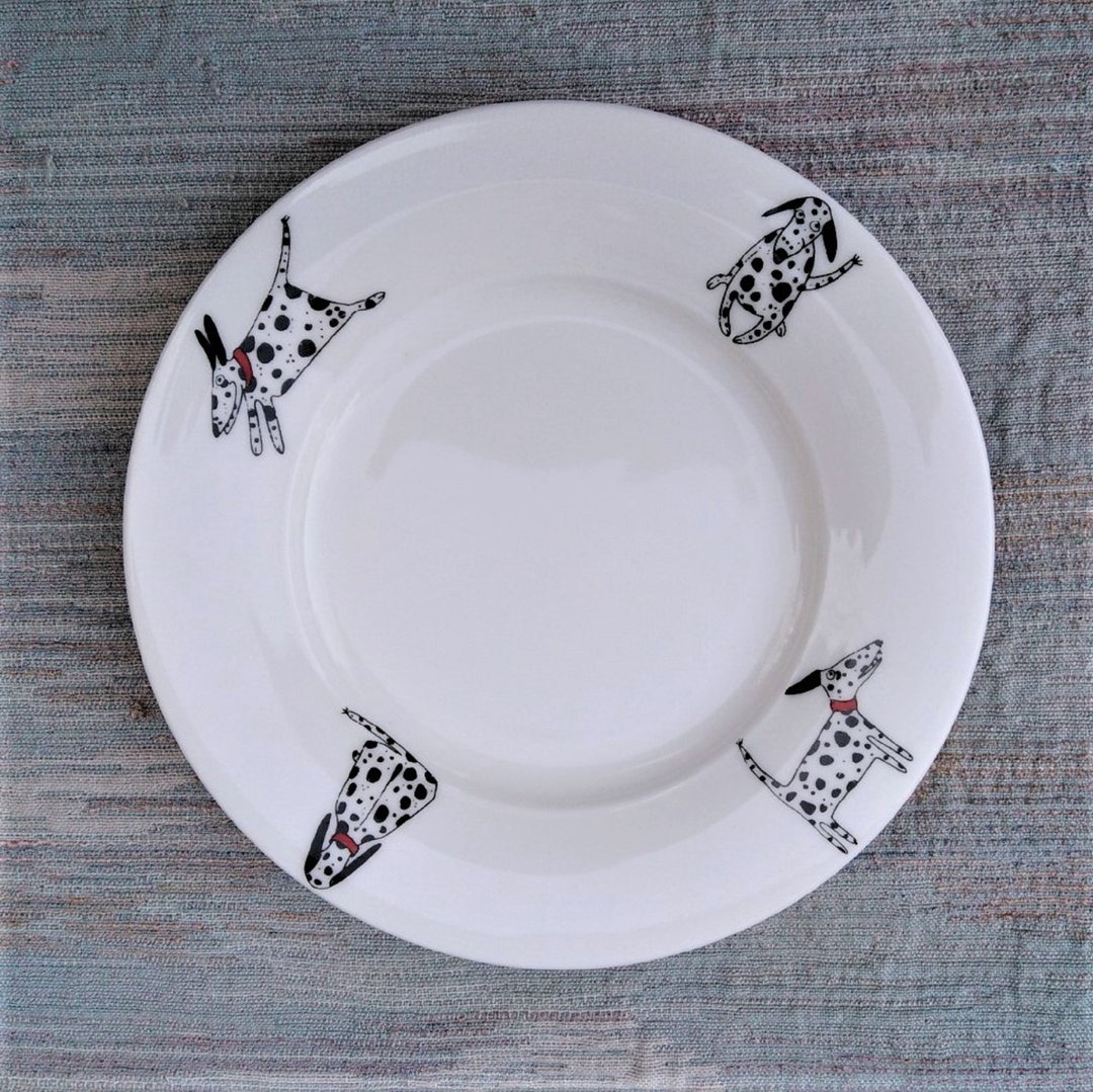 Dalmatian Side or Tea Plate. - Etsy