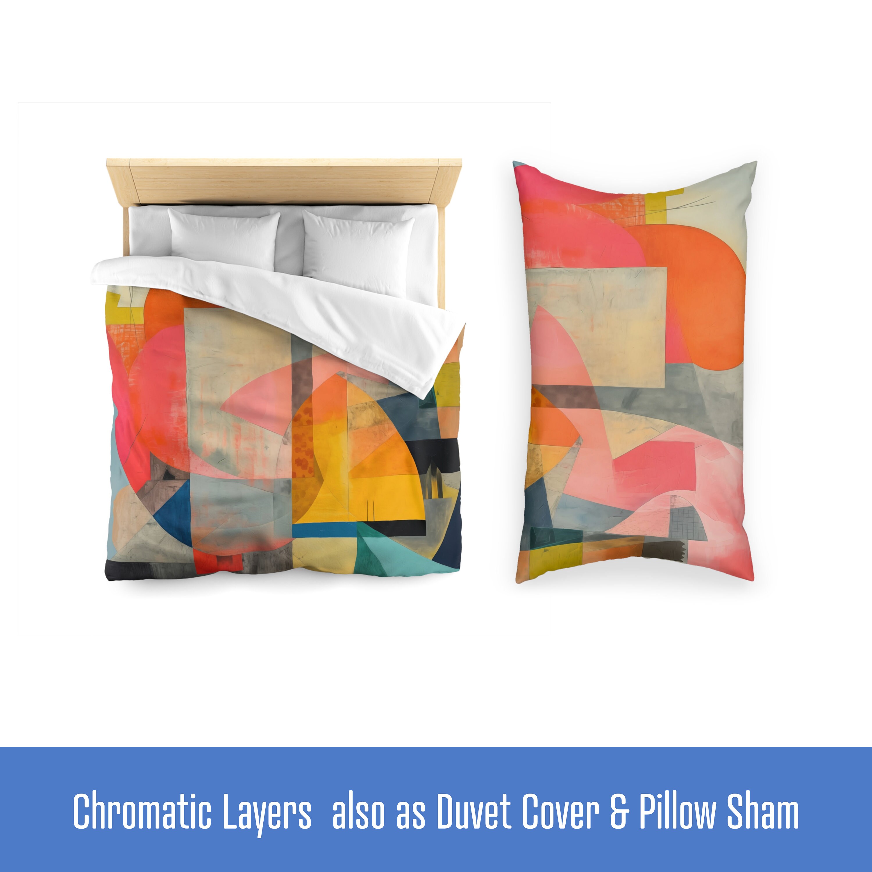 Chromatic Layers, Canvas Print, Gallery Wraps, Square, Framed - Etsy