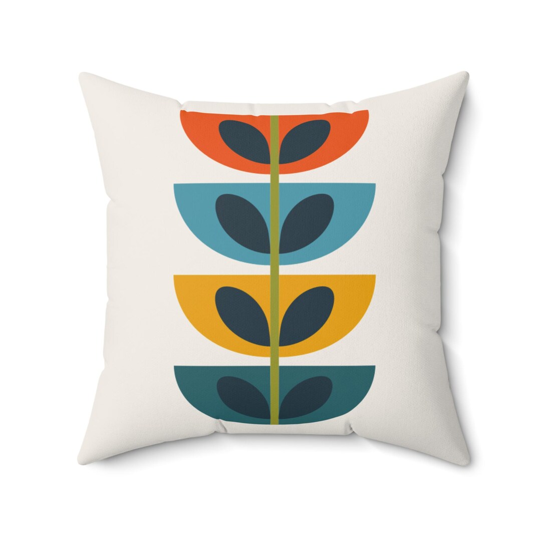 Modern Pods, Art Pillow With Cover | Square Throw Pillow | Decorative ...