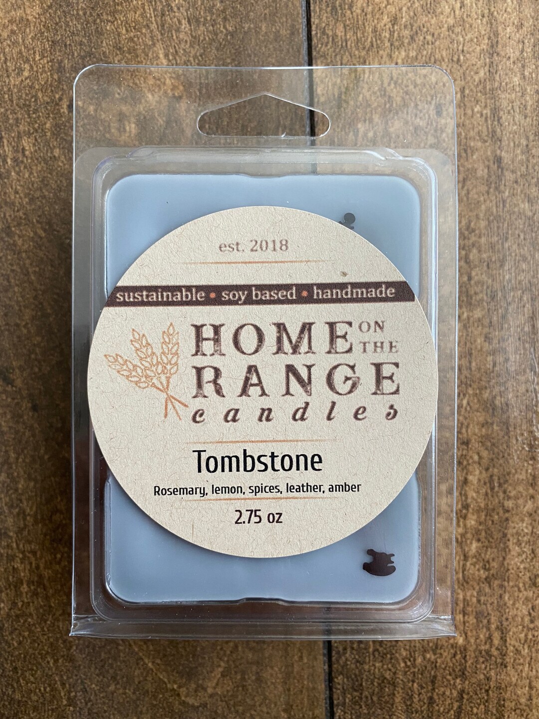 Tombstone Western Wax Melts Clamshell 2.75 Oz Rosemary, Lemon, Spices ...