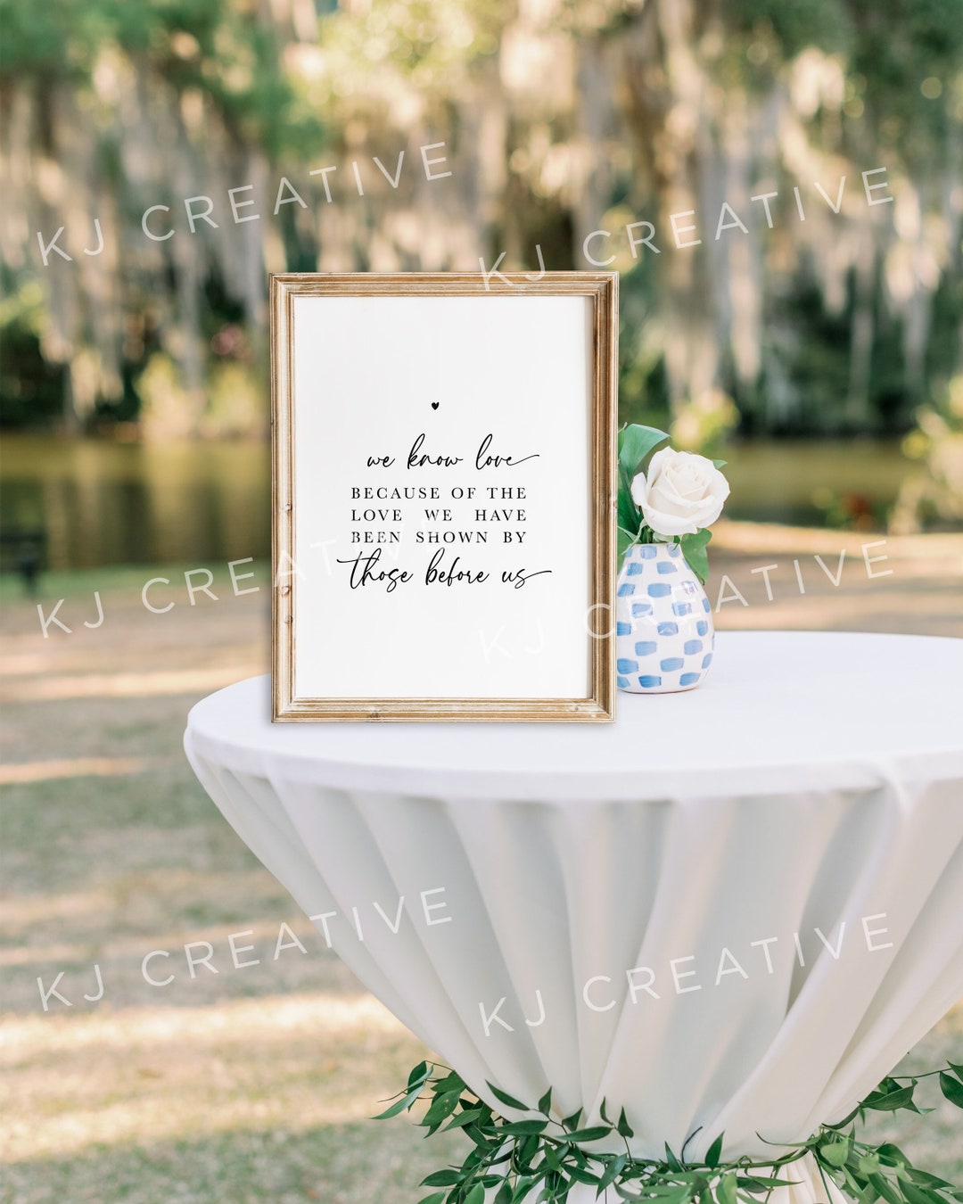 Memorial Table Sign | Wedding Memorial Sign | Loved Ones | in Memory of ...