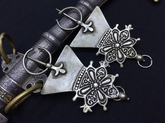 Berber Silver Fibuleberber Jewelrymoroccan Jewellerysilver | Etsy