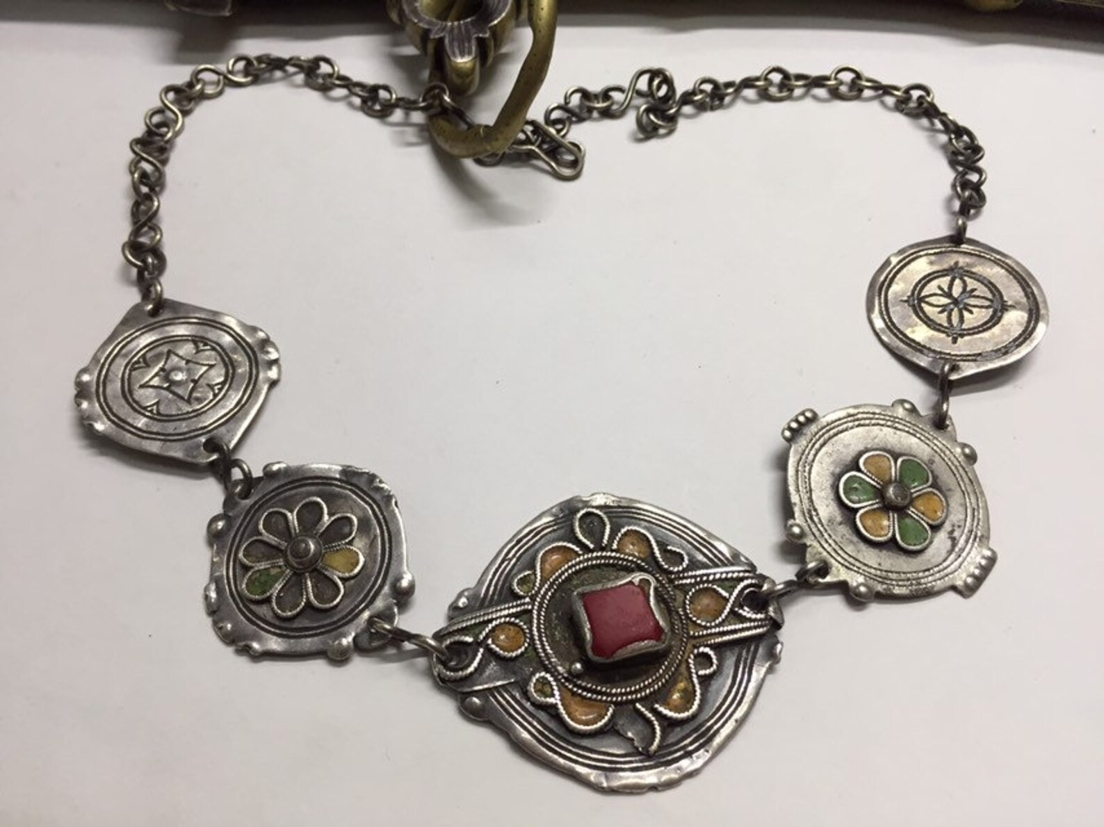 Antique Berber Silver Necklace,berber Silver,old Berber Jewelry,old ...