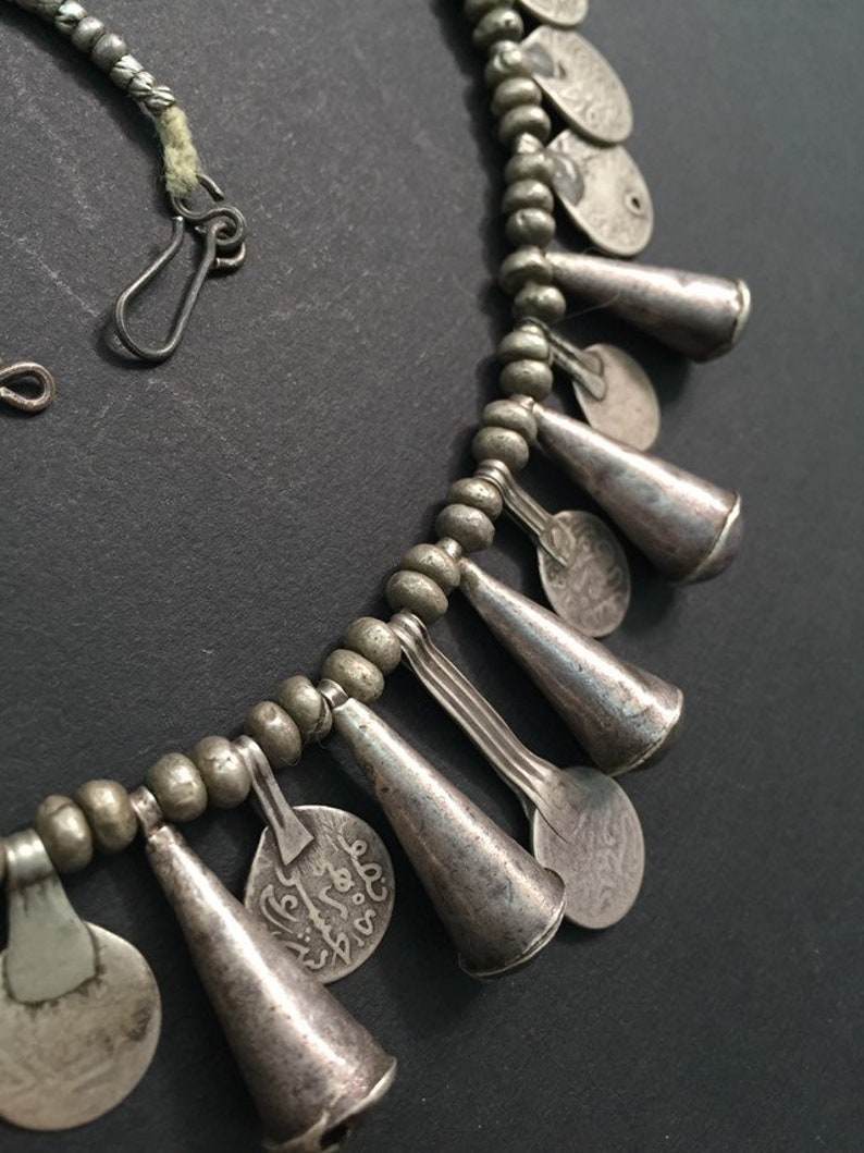 Berber necklaceold Berber silver coinsOld Berber | Etsy