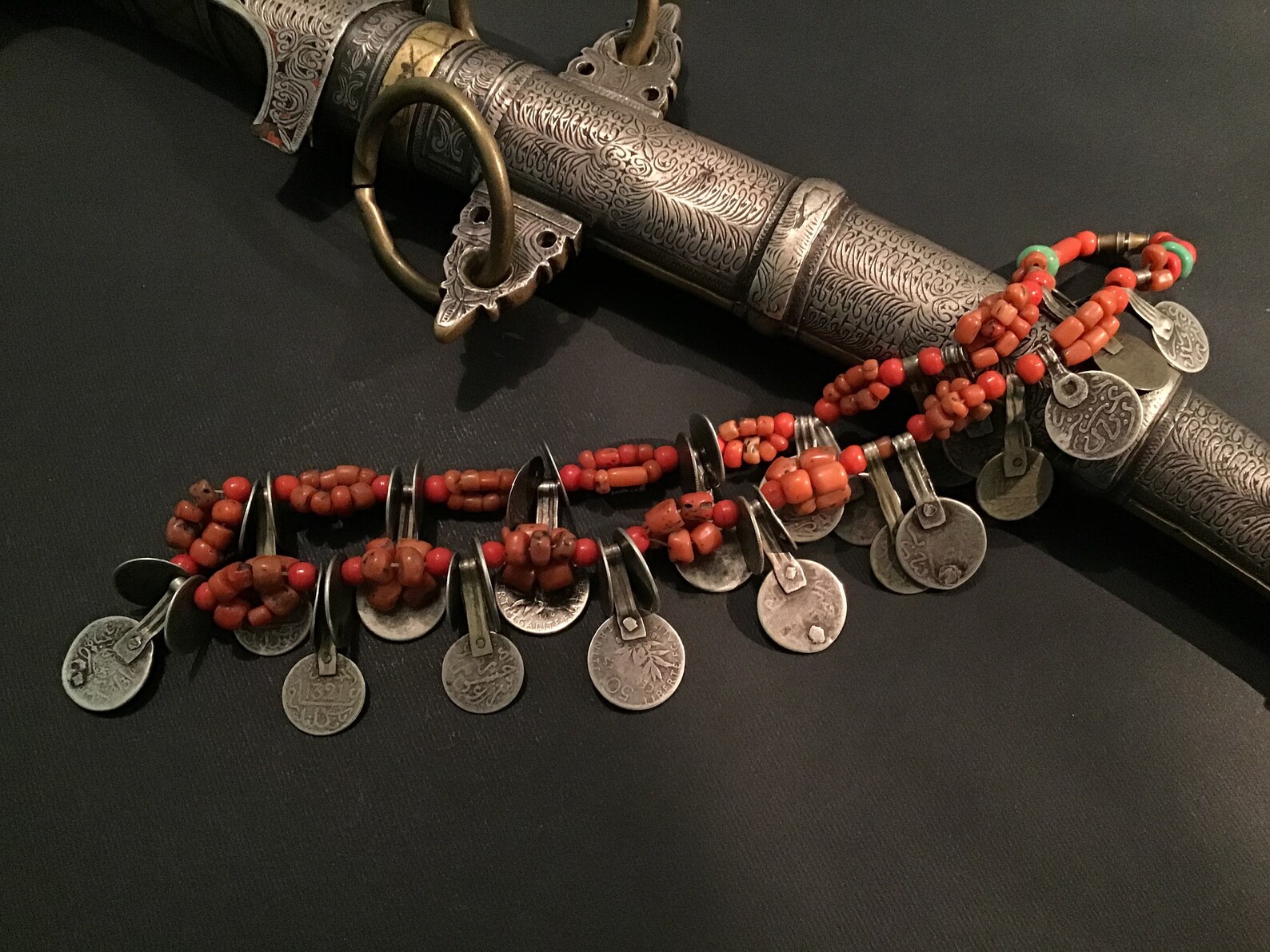 Original Berber Necklace,coral Necklace,berber Coins,berber Jewelry ...