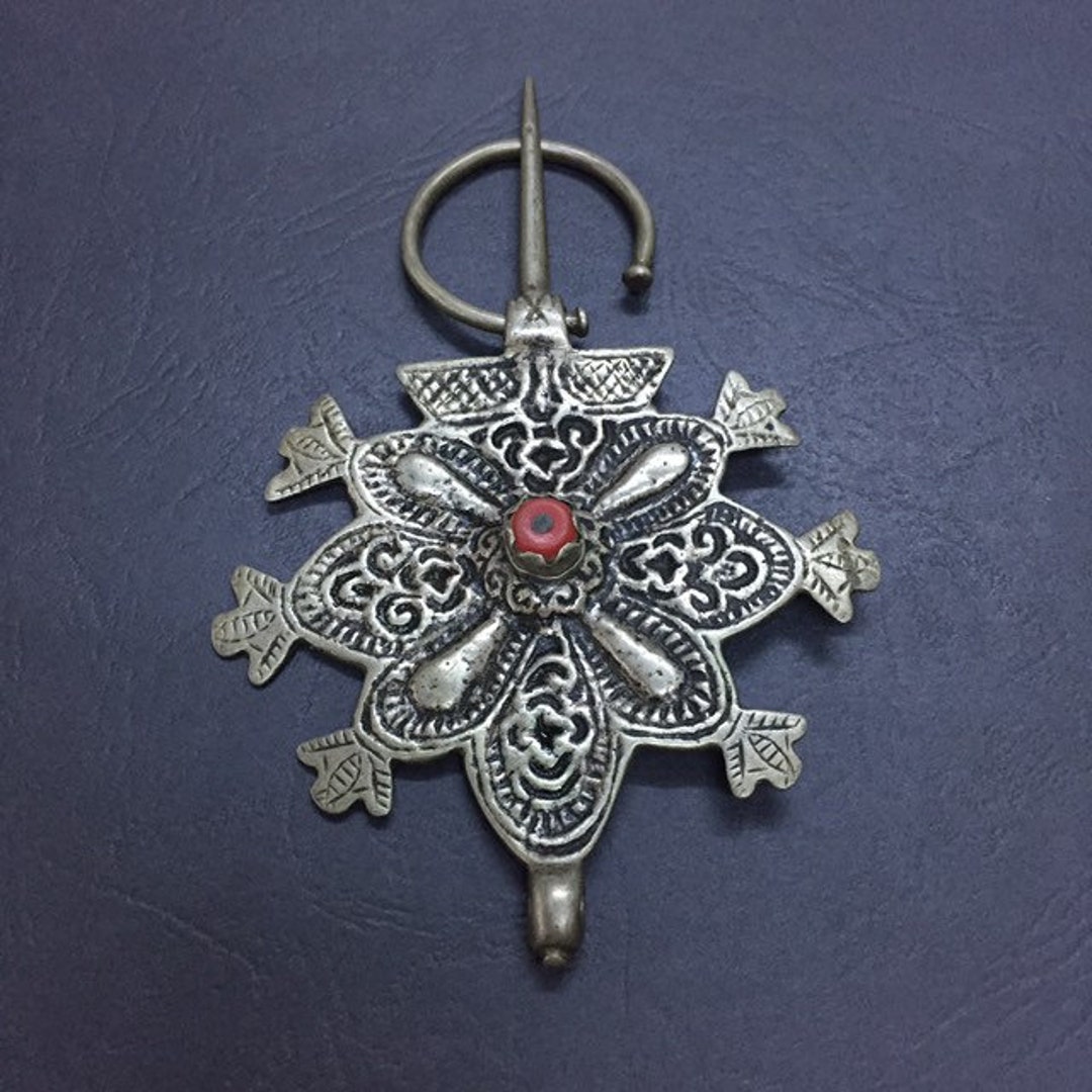 Antique Moroccan Silver Fibule,moroccan Silver,berber Fibule,moroccan ...