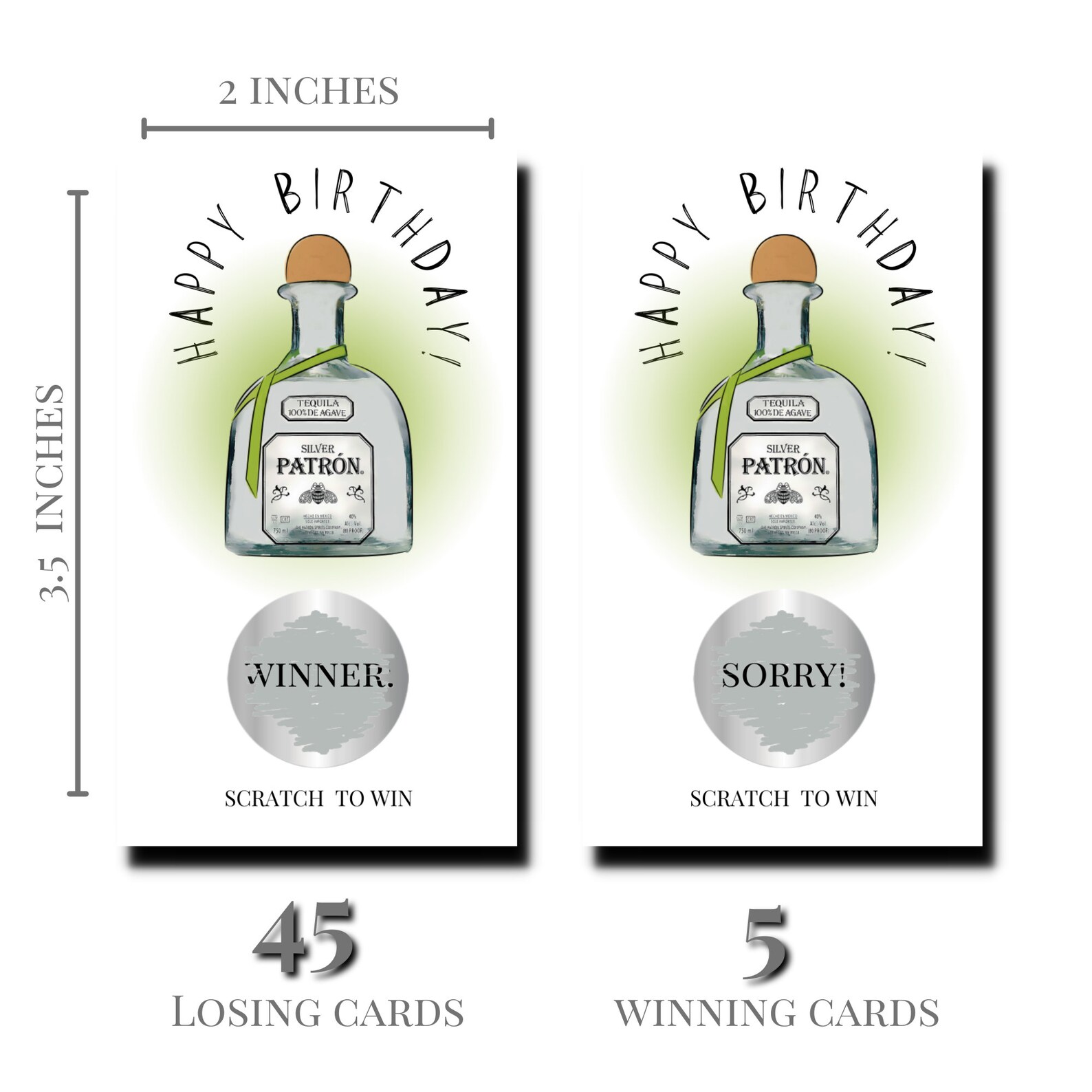 Birthday Scratch off Card Party Games Birthday Table Games Funny ...