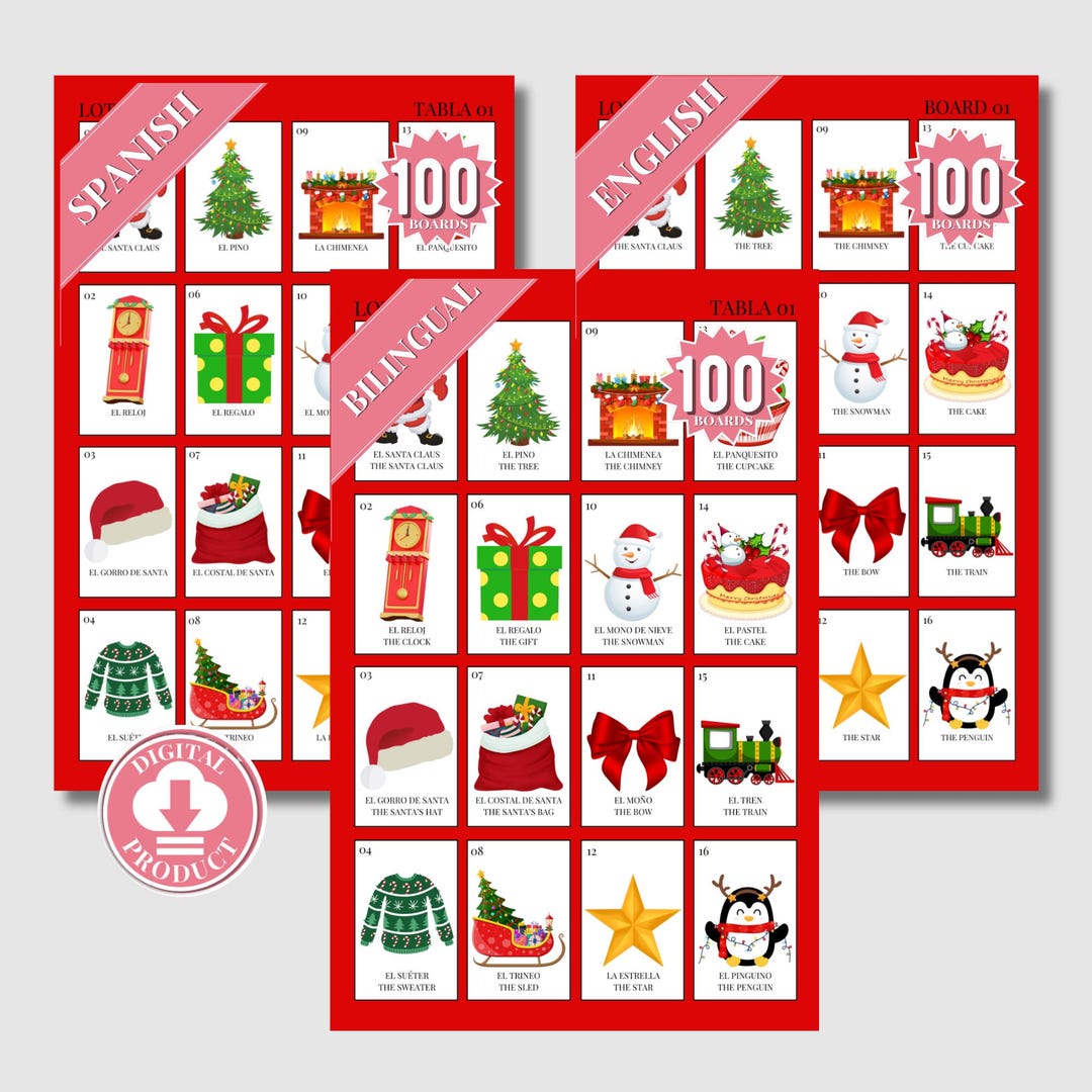 Printable Christmas Game Bundle | Christmas Party Games | Christmas ...