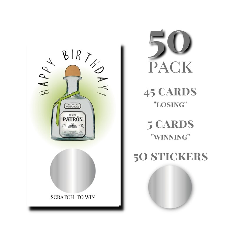 Birthday Scratch off Card Party Games Birthday Table Games Funny ...