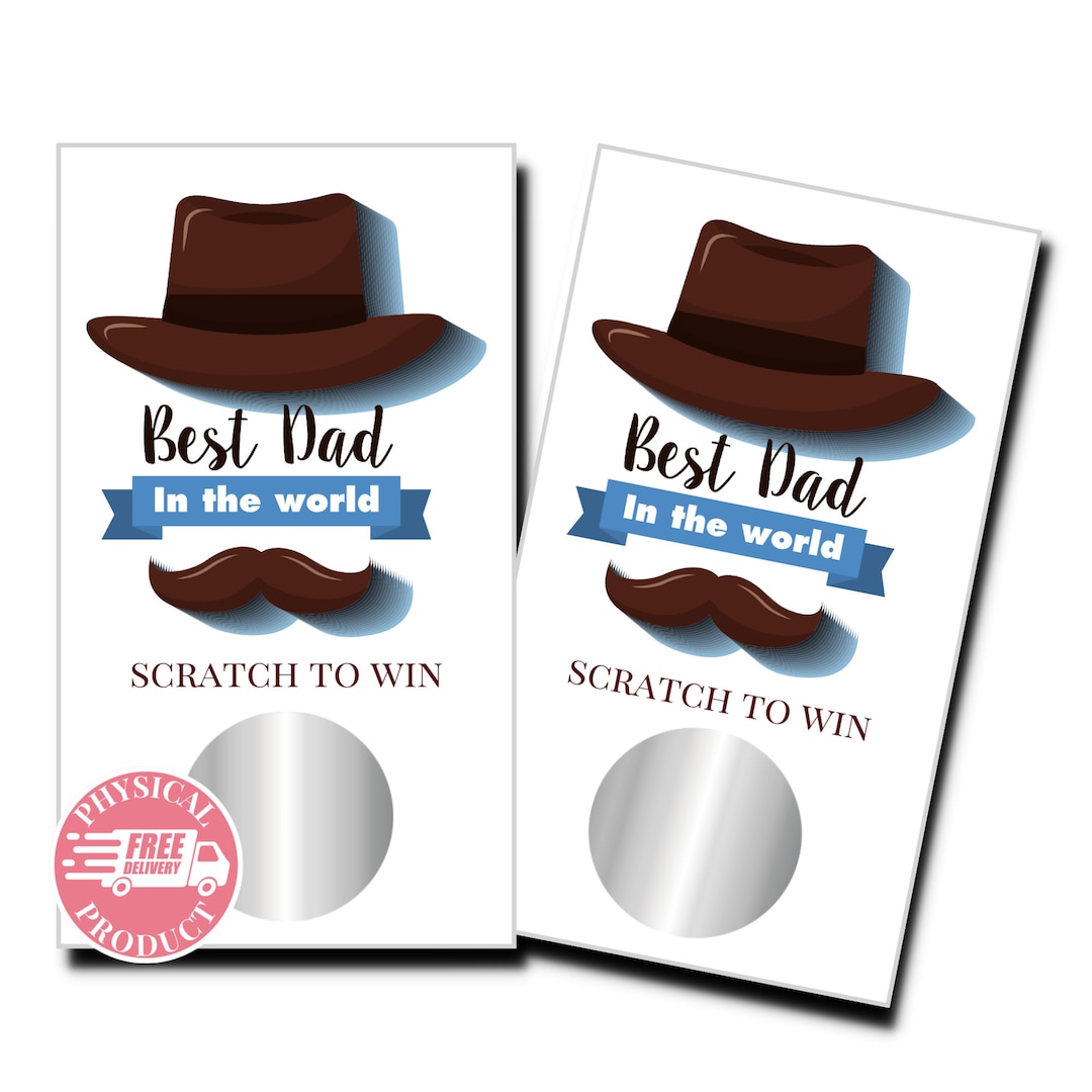Father's Day Scratch off Card Father's Day Gifts Ideas Father's Day ...