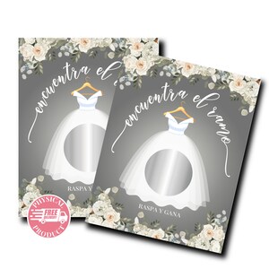 Juegos Para Despedida De Soltera Y Bodas Bridal Shower Games in Spanish ...