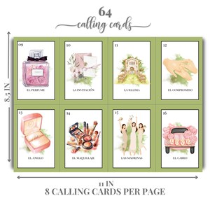 Despedida De Soltera Loteria Juegos 100 Tableros Juegos Para Boda ...