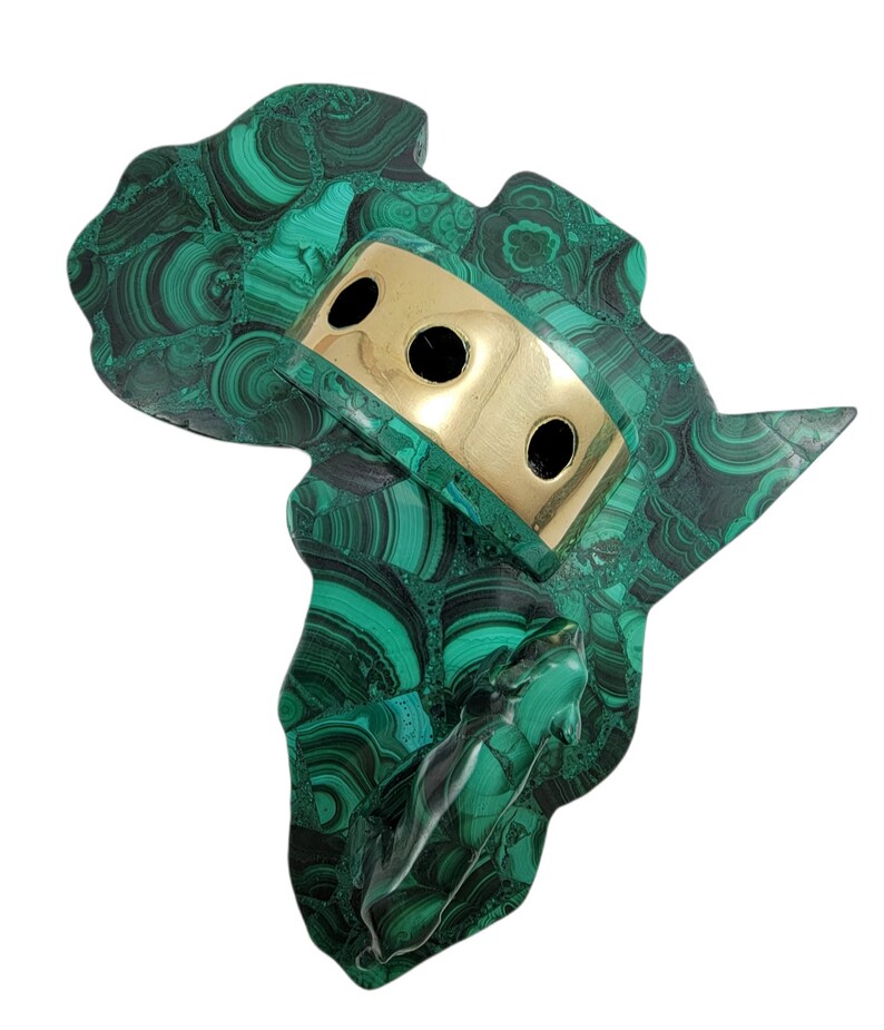 Vintage Malachite Pen Holder - Etsy