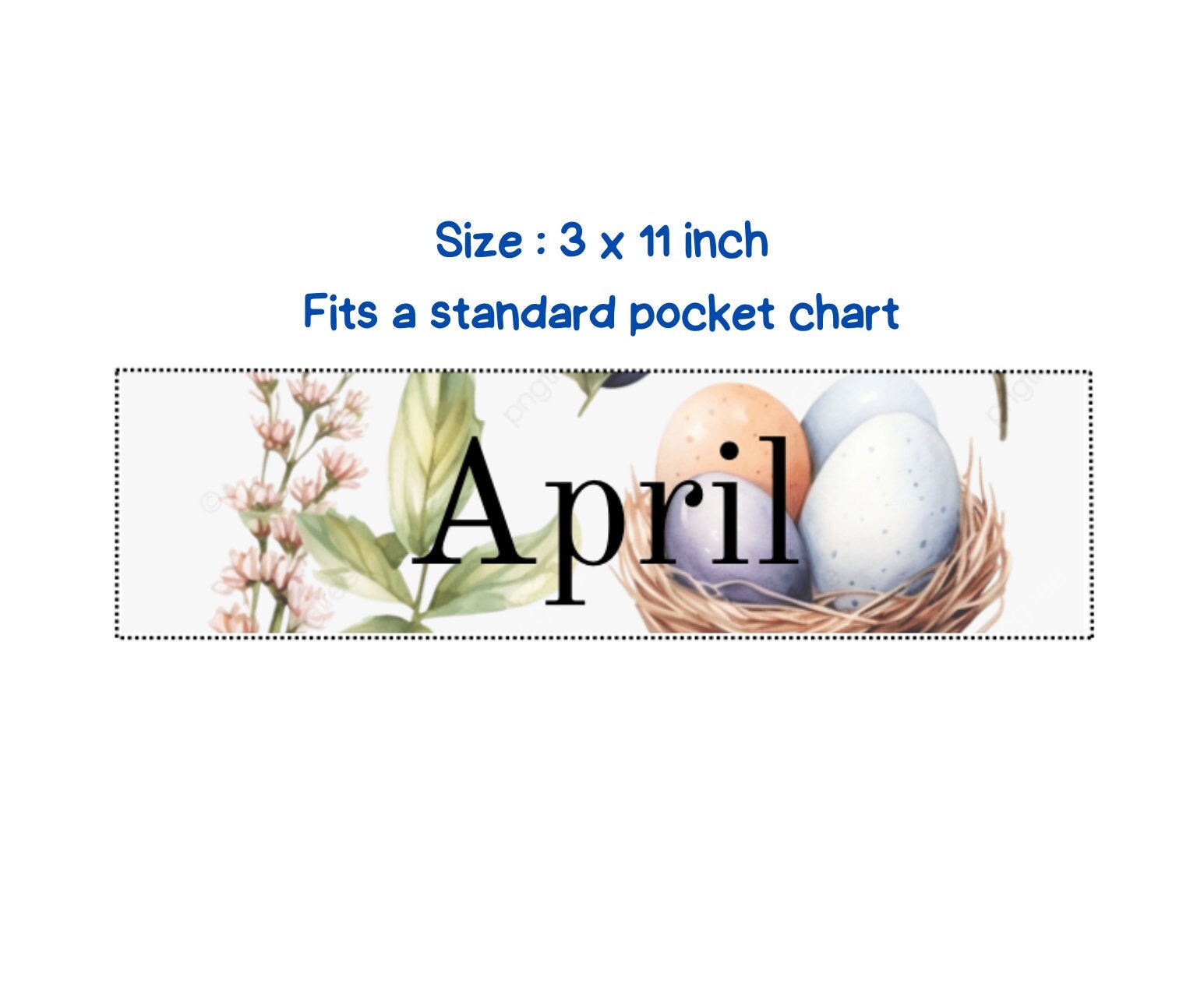 Months of the Year Printable Cards, Water Color Themed, Pocket Chart ...