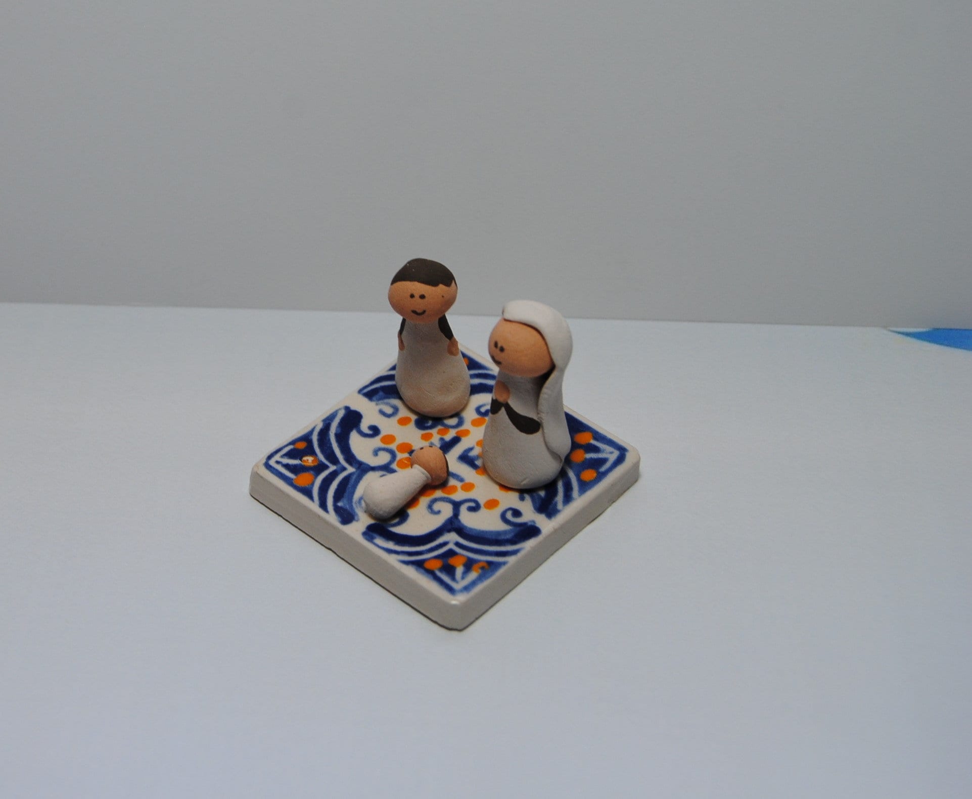 Mini Nativity Scene Ceramic Gift Tile Collection Handmade - Etsy