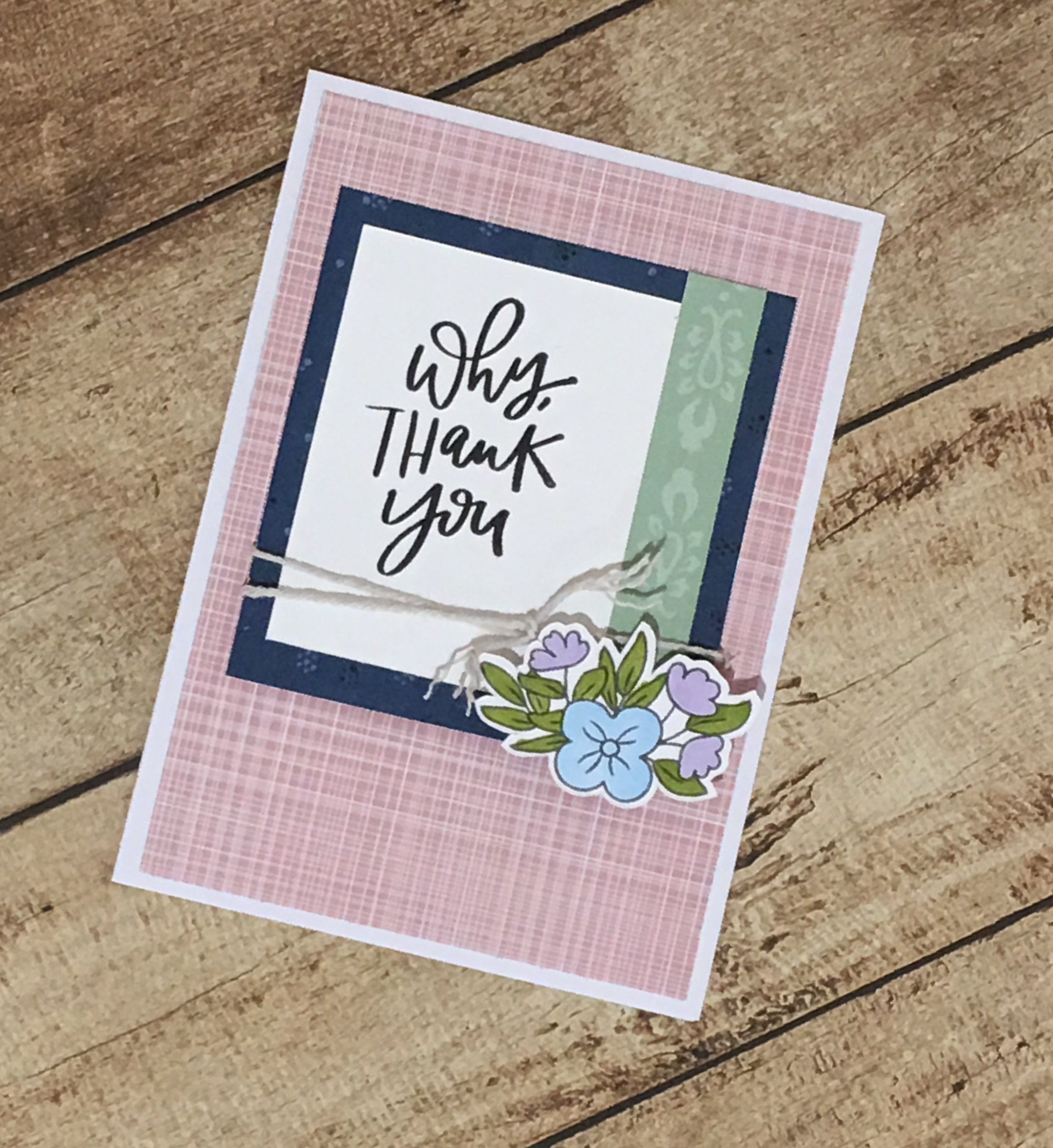 Why, Thank You Card Kit - Etsy