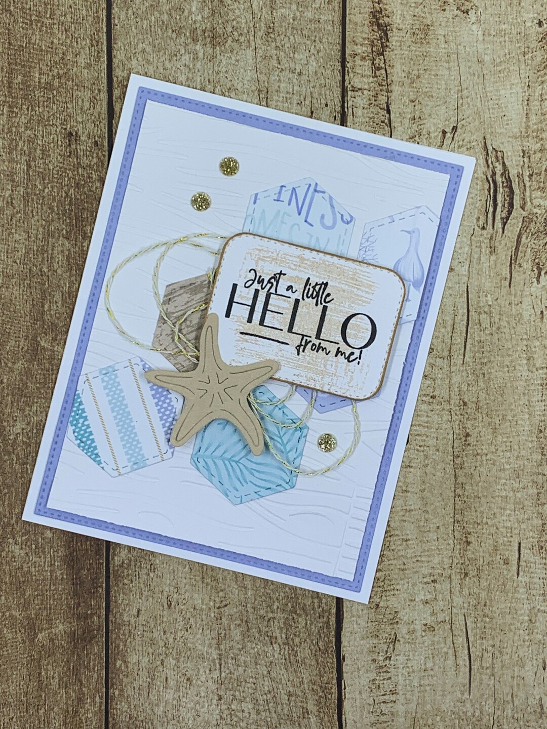 Just a Little Hello_ Card Kit - Etsy