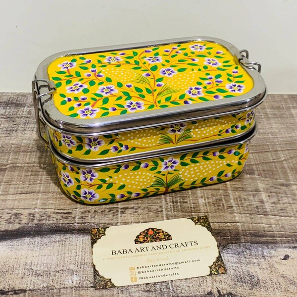 Enamel Lunch Box - Etsy