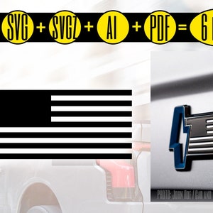 FORD F150 LIGHTNING FLAG I V2 I Badge for Your Projects - Etsy