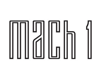 Ford Mustang Mach 1 Logo Vinyl Sticker - Etsy