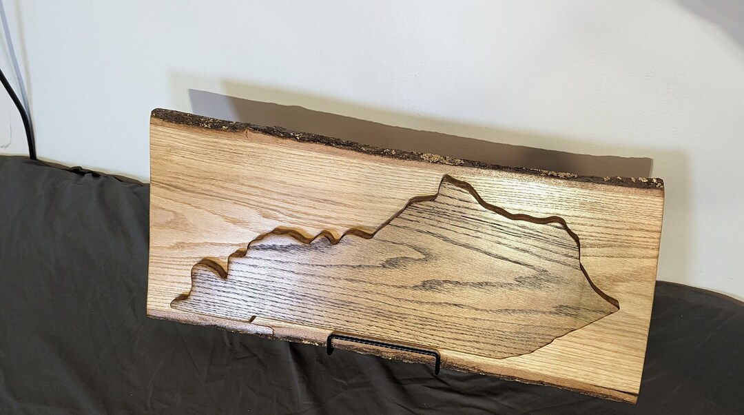 Kentucky State Sign on Live-edge Wood - Etsy
