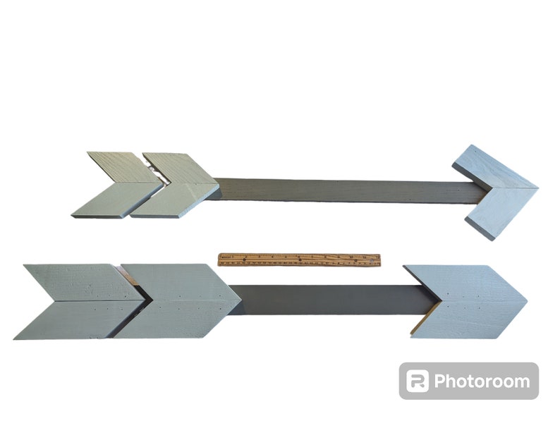 Set of Arrow Signs - Shades of Green - Etsy