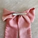 Pink Silk Hair Bow, Classic Hair Bow, Coquette, Balletcore, Hair Ribbon ...