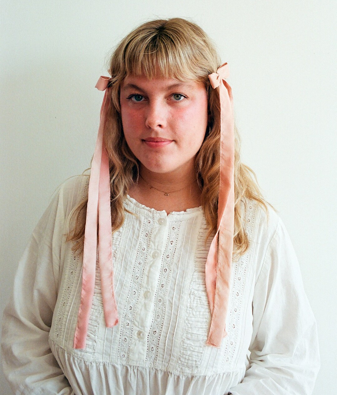 Pink Small Bow Mini Silk Hair Bow Romancecore Valentines Day Ts For Her Etsy