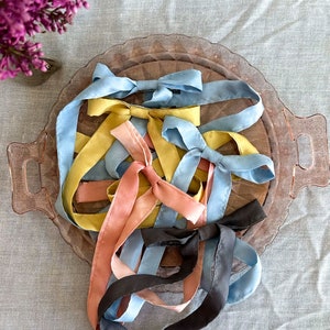 Pink Silk Mini Hair Bow, Classic Hair Bow, Coquette, Balletcore, Hair ...