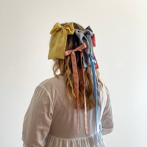 Pink Silk Mini Hair Bow, Classic Hair Bow, Coquette, Balletcore, Hair ...