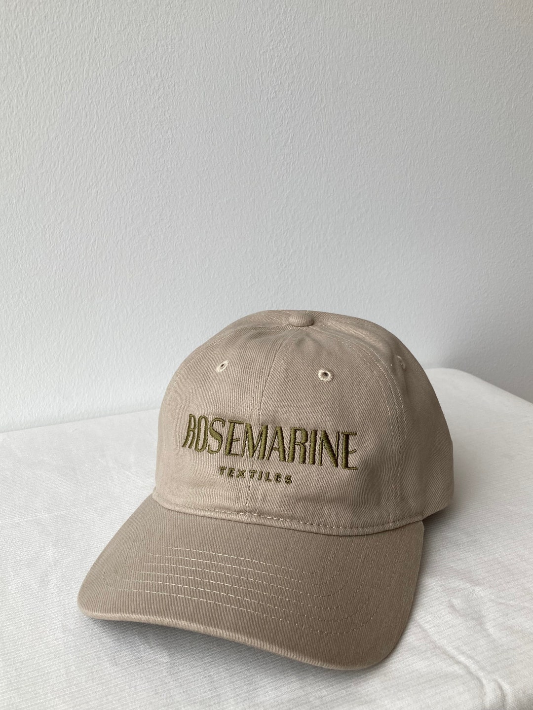 Rosemarine Textiles Baseball Cap, Cute Minimal Baseball Hat, Granola ...