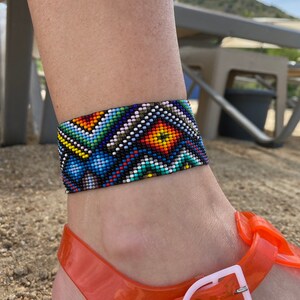 Native American Aztec Desing Anklets for Women, Mayan Jewelry, Boho ...