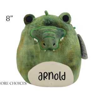 Squishmallow Arnold Alligator, Green Gator 8 Inch, Squishable Plush ...