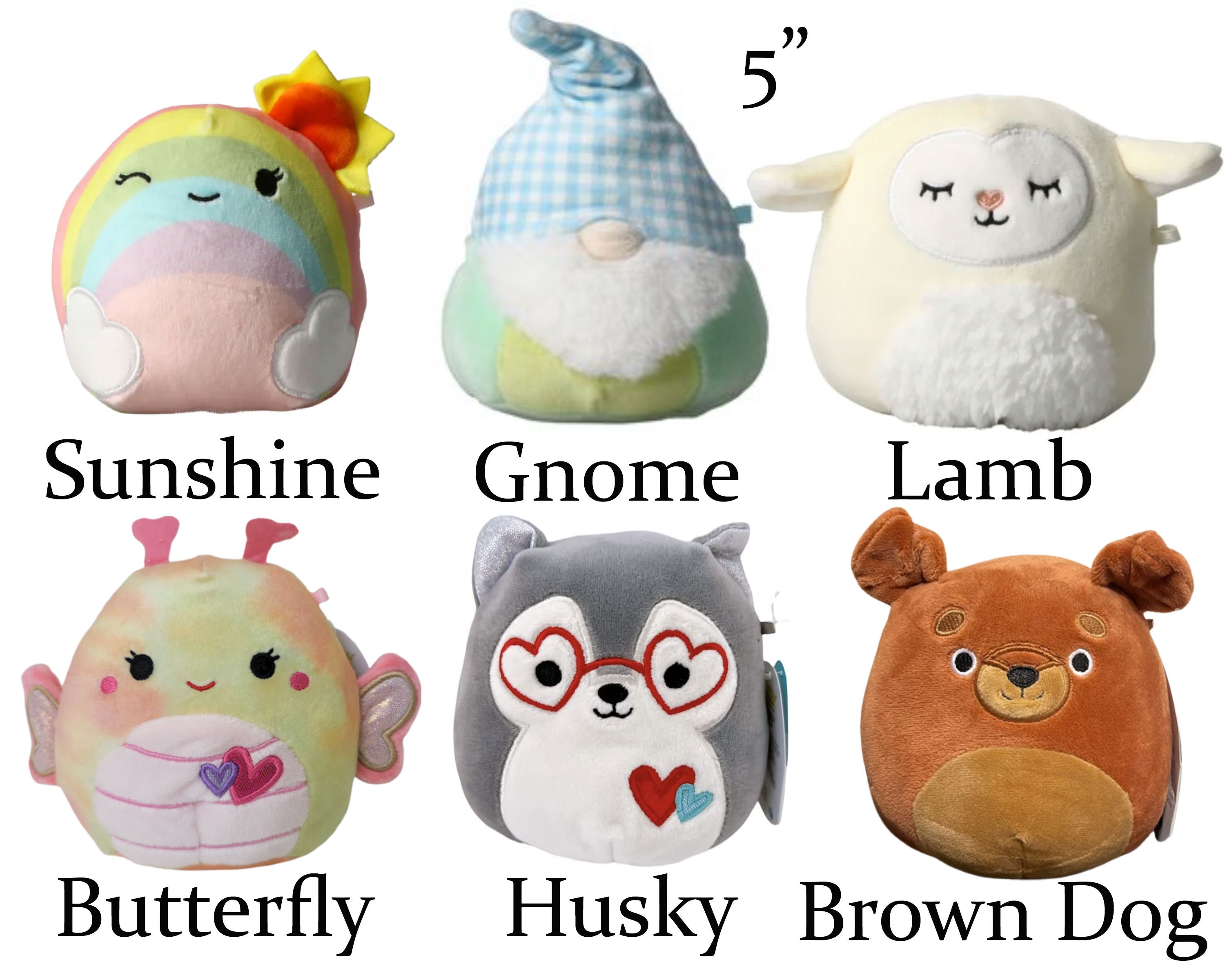 Squishmallow Sunshine Rainbow 5 Inch Spring Squishmallow - Etsy Australia