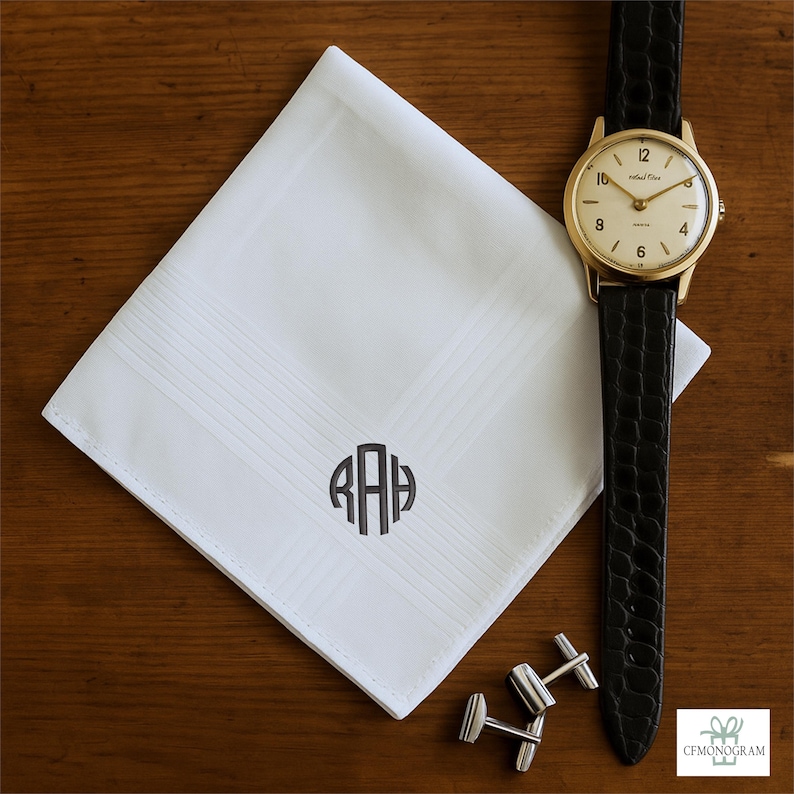 Personalized Men's Handkerchief Set - Perfect Gift for Groomsmen and ...