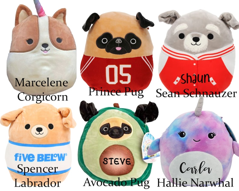 Personalized Squishmallow Prince Pug Football Jersey 9 | Etsy UK