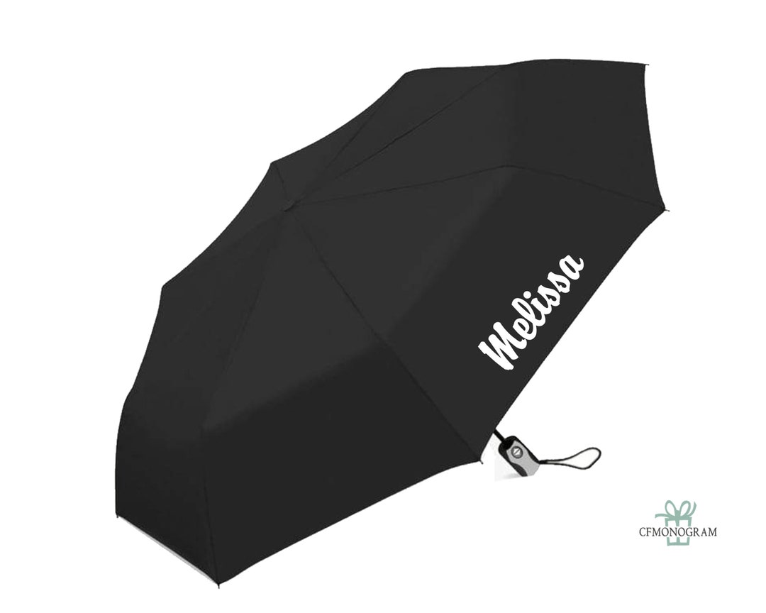 Custom Compact Umbrella, Personalized Umbrella, Monogram Umbrella ...