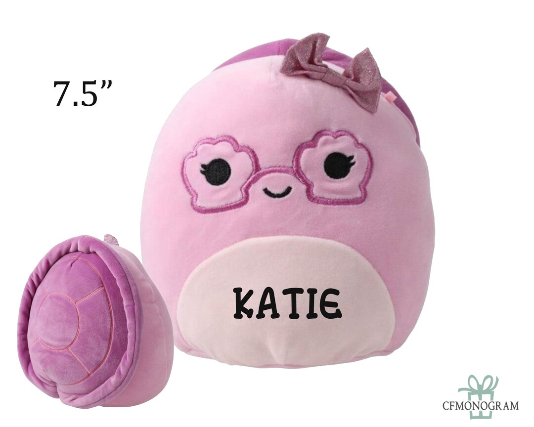 Personalized Squishmallow Purple Turtle, 7.5 Inch, Squishable Plush ...