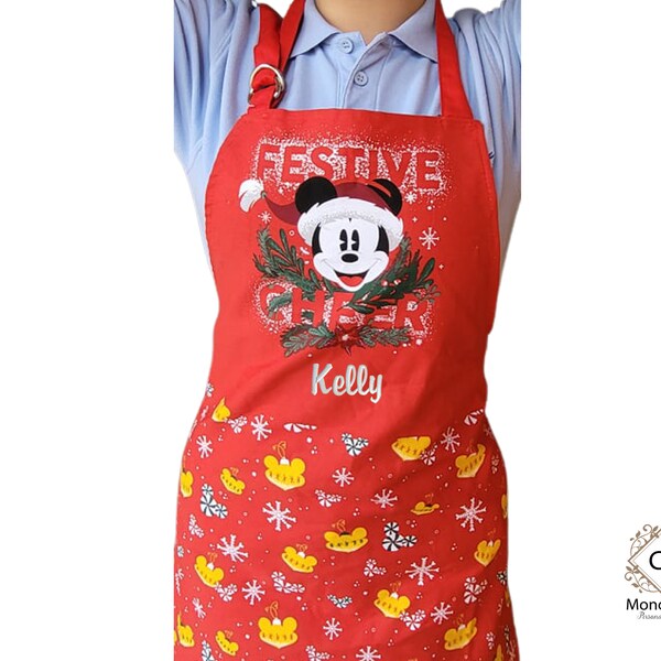 Mickey Mouse Apron - Etsy
