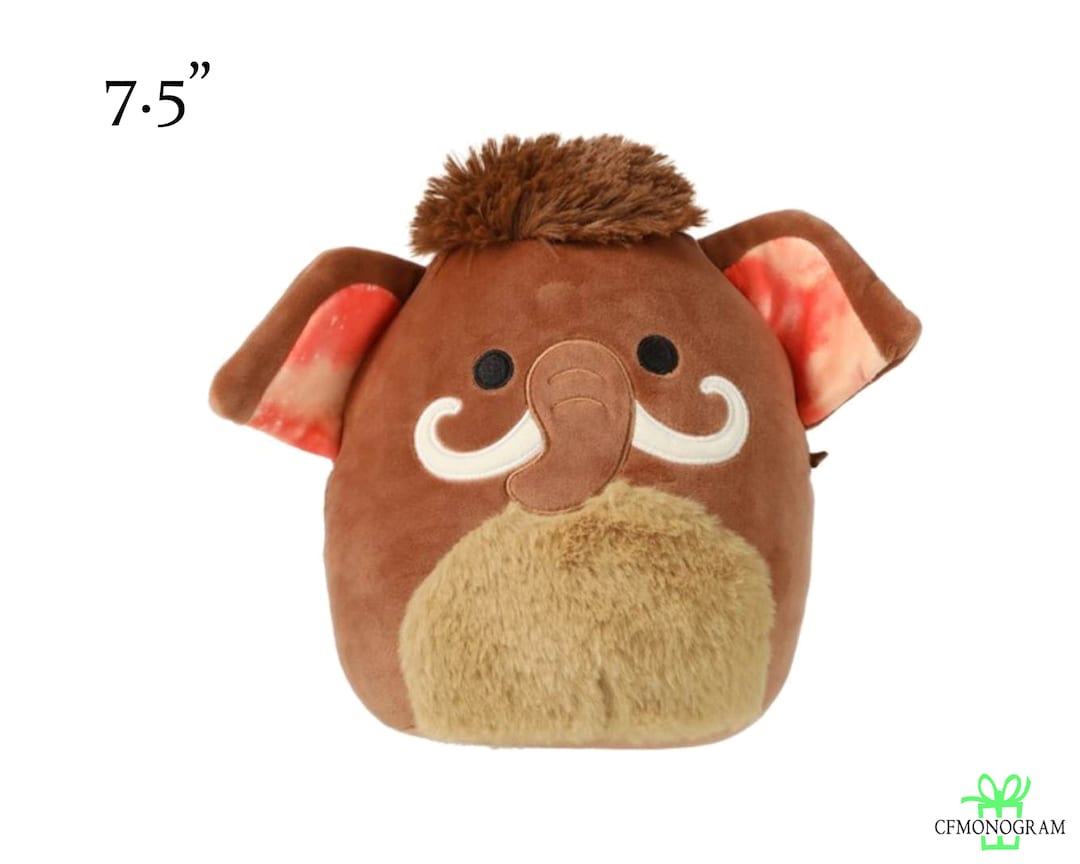 Personalized Squishmallow Wooley Mammoth 7.5 Inch, Prehistoric Elephant ...