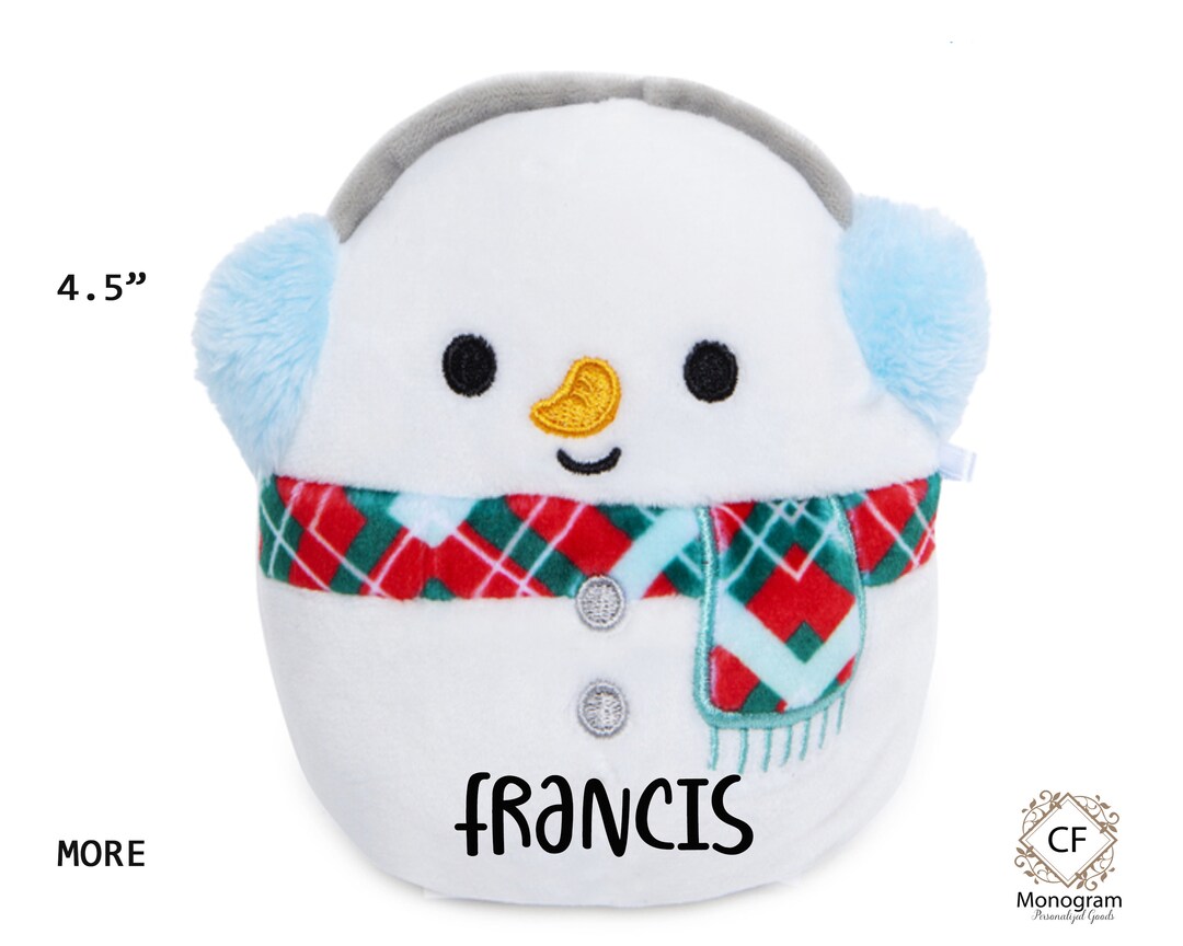 Squishmallow Christmas Manny Snowman 4.5 Inch, Squishable Plush ...