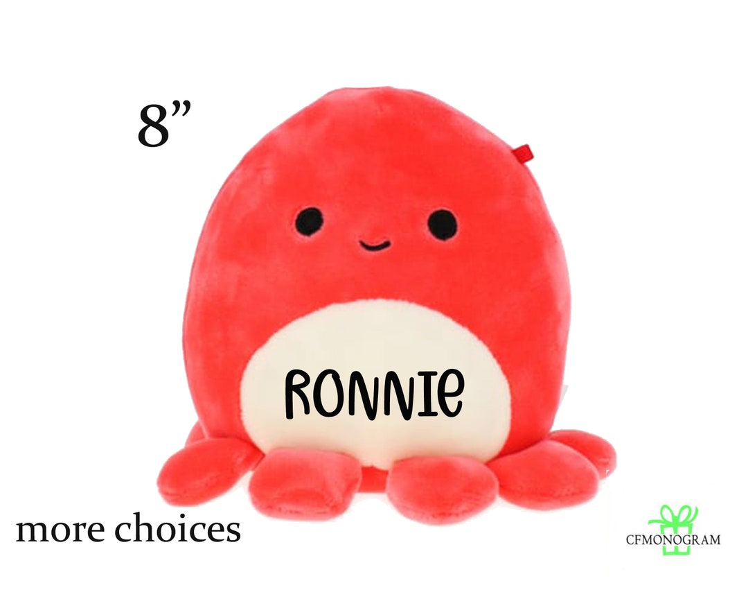 Personalized Squishmallow Veronica Octopus 8 Inch, Squishable Plush ...