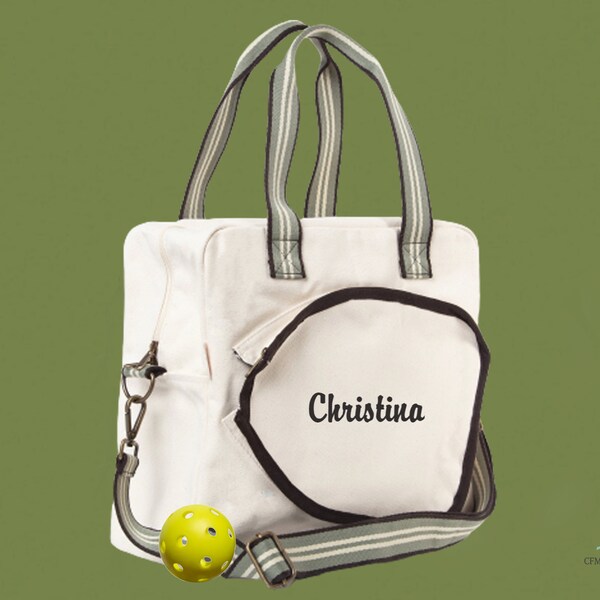 Pink Striped Pickleball Bag - Etsy
