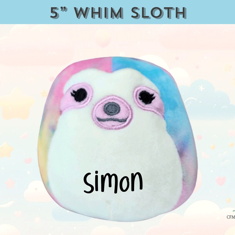 Squishmallow Sloth - Etsy